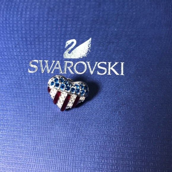 Swarovski | Jewelry | Swarovski Flag Brooch Pin | Poshmark